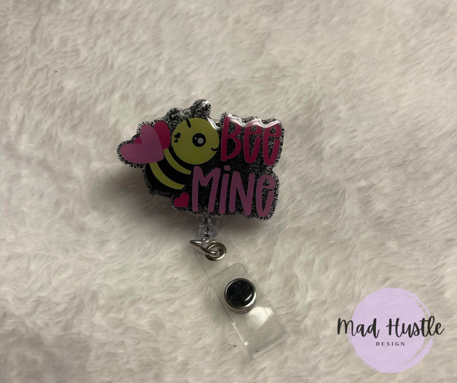 Bee Mine Badge Reels – Mad Hustle Designs